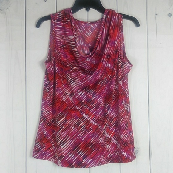 Studio Works | Tops | Studio Works Cowl Neck Blouse Petite Large | Poshmark